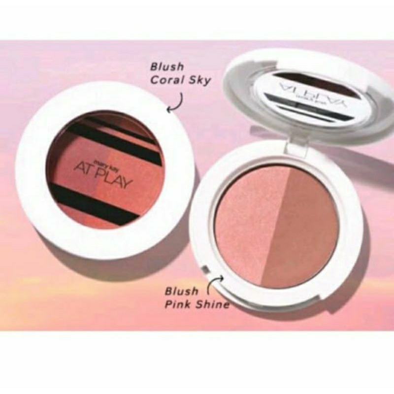 Duo Blush Mary Kay At Play (Pink Shine/Coral Sky) | Shopee Brasil