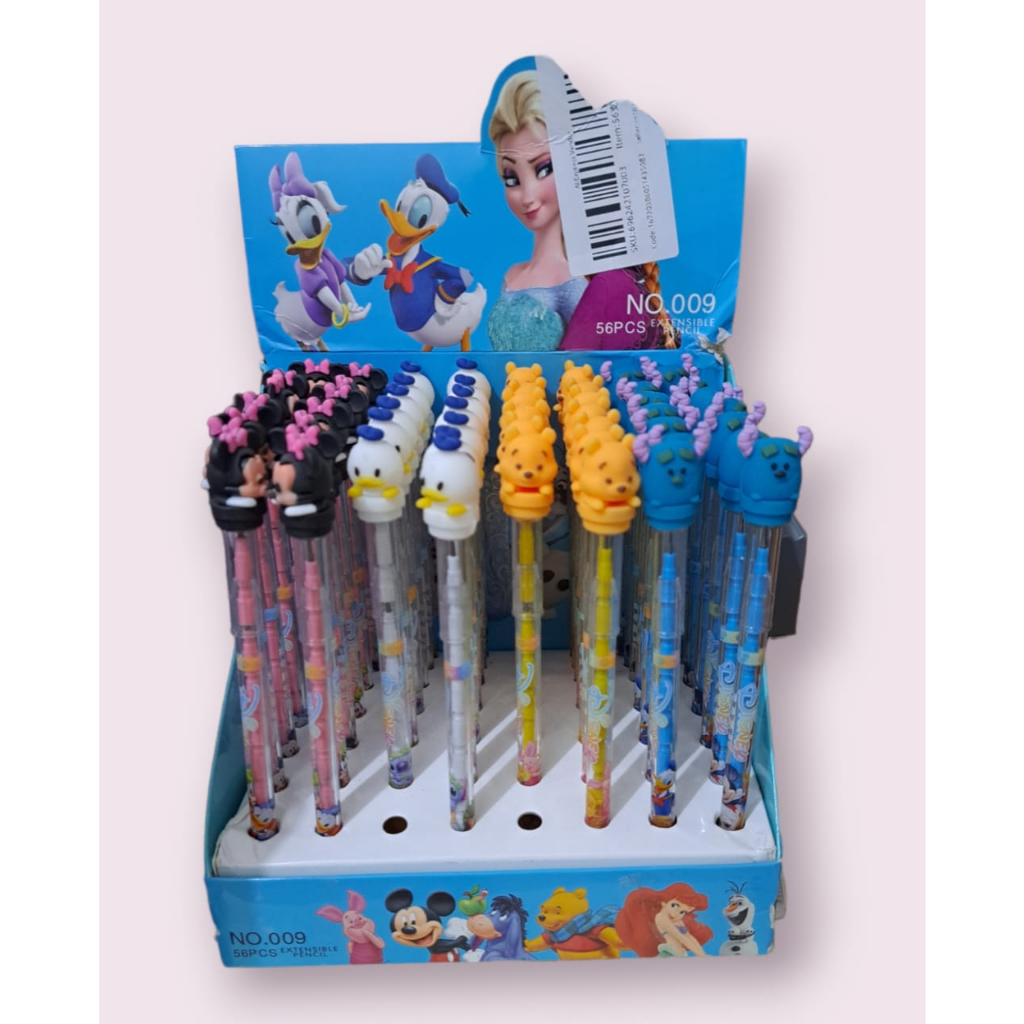 Lapiseiras Disney Troca Ponta Monstros S.A Ursinho Puff Pato Donald e ...