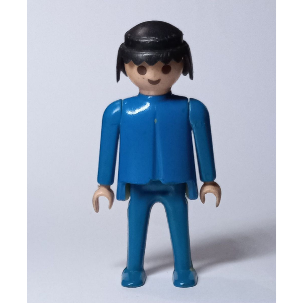 Boneco Antigo Playmobil Azul - Anos 70 80 90 | Shopee Brasil