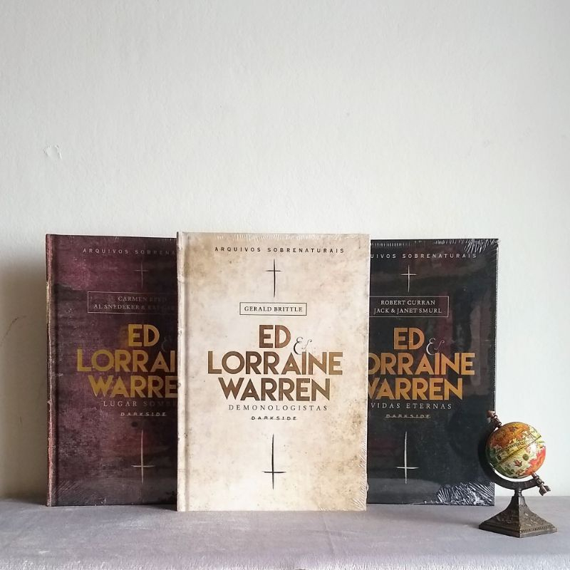 kit livros ed e lorraine warren - 3 livros - darkside | Shopee Brasil