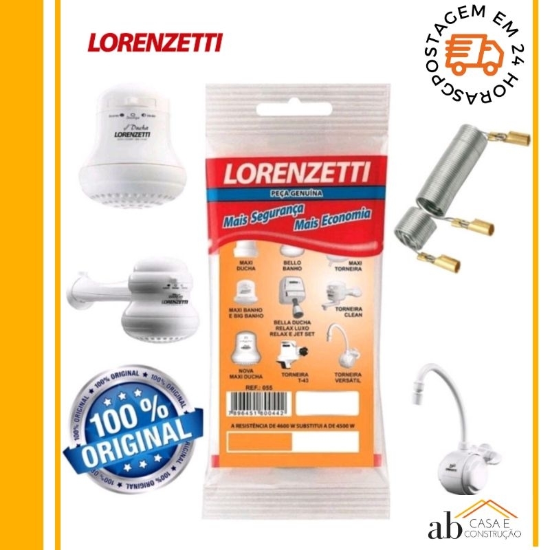 Resistência Lorenzetti belo banho maxi ducha loren bello ORIGINAL ...