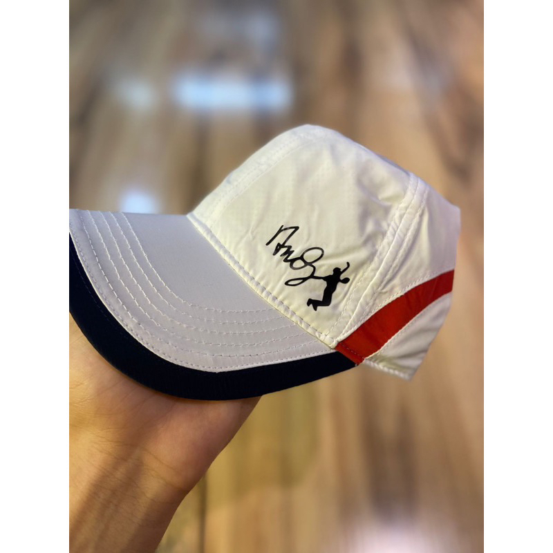 Bone Andy Roddick Branco com Vermelho Premium | Shopee Brasil