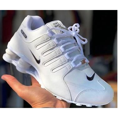 Tenis Shox Nz Masculino E Feminino Branco Mola Prata 4 Molas Deliver 34 ...