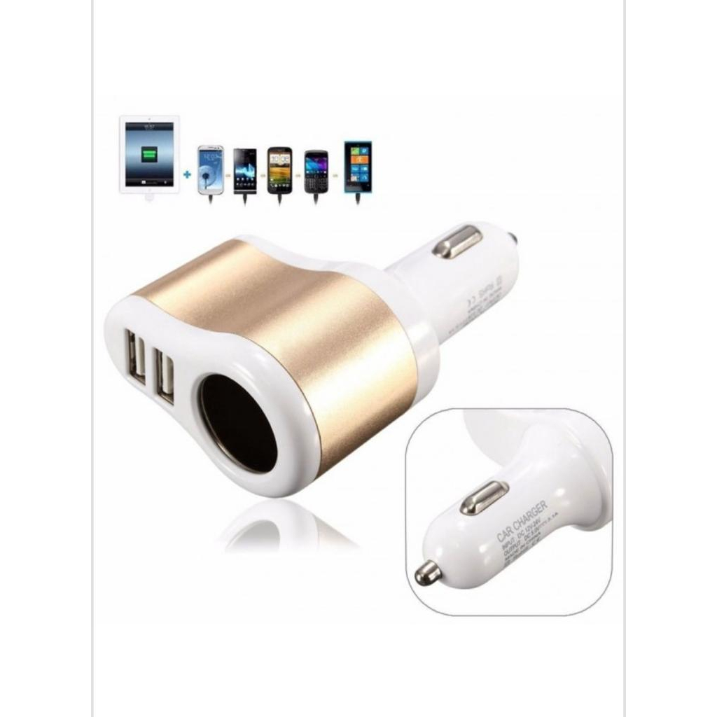 Carregador turbo adaptador veicular de isqueiro de carro c/ 2 saídas ...
