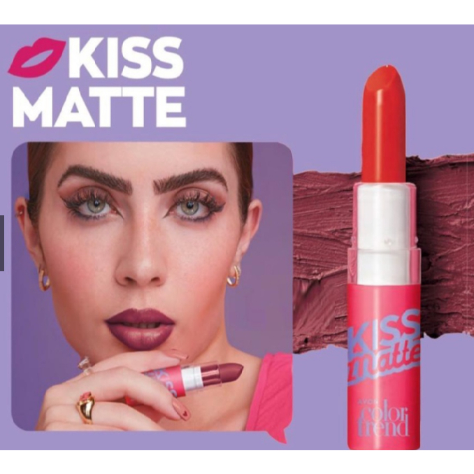 Batom Kiss Matte FPS15 - 3,6g (ESCOLHA O SEU) | Shopee Brasil