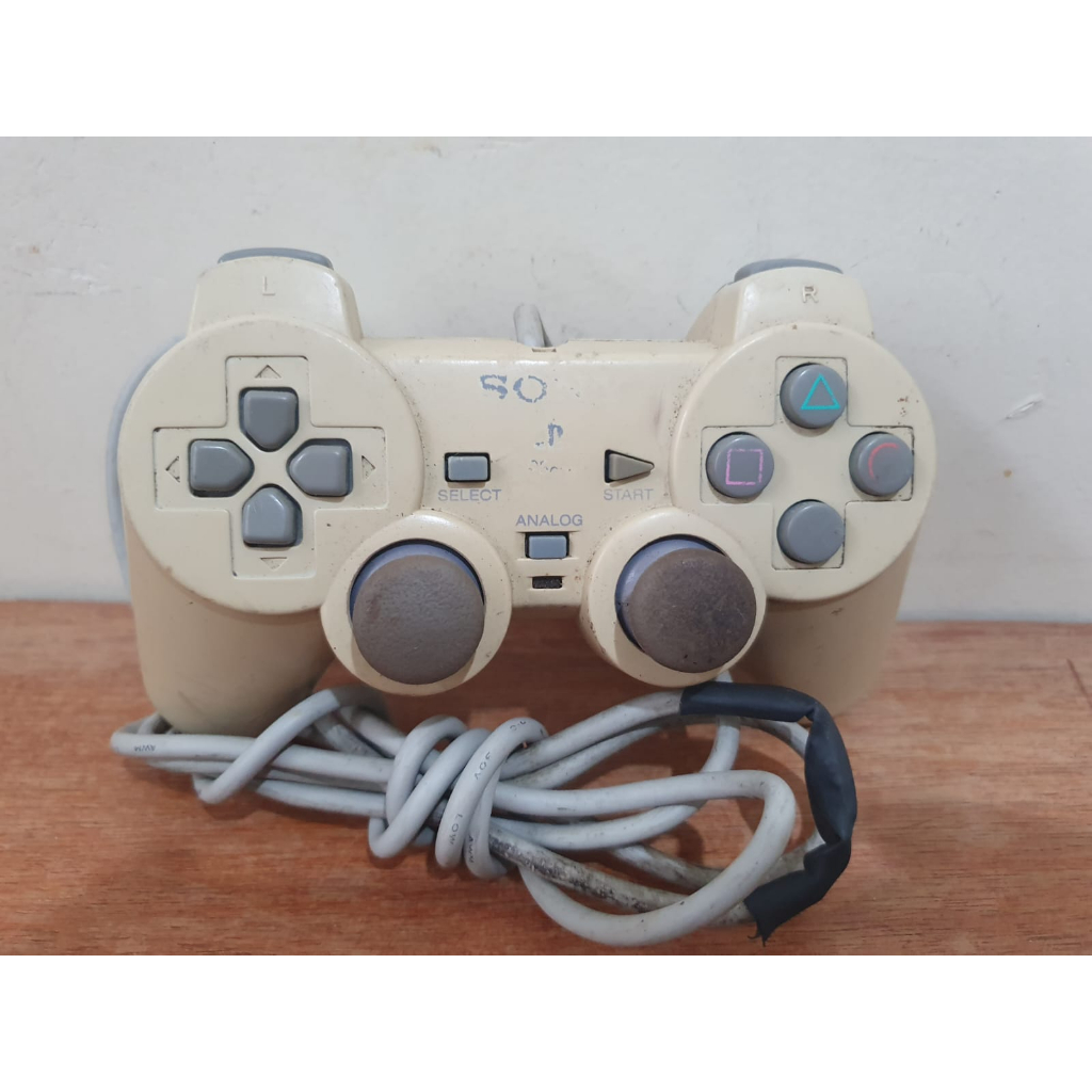 Ps1 Ps One Controle Dualshock Original Funcionando Leia A2 | Shopee Brasil