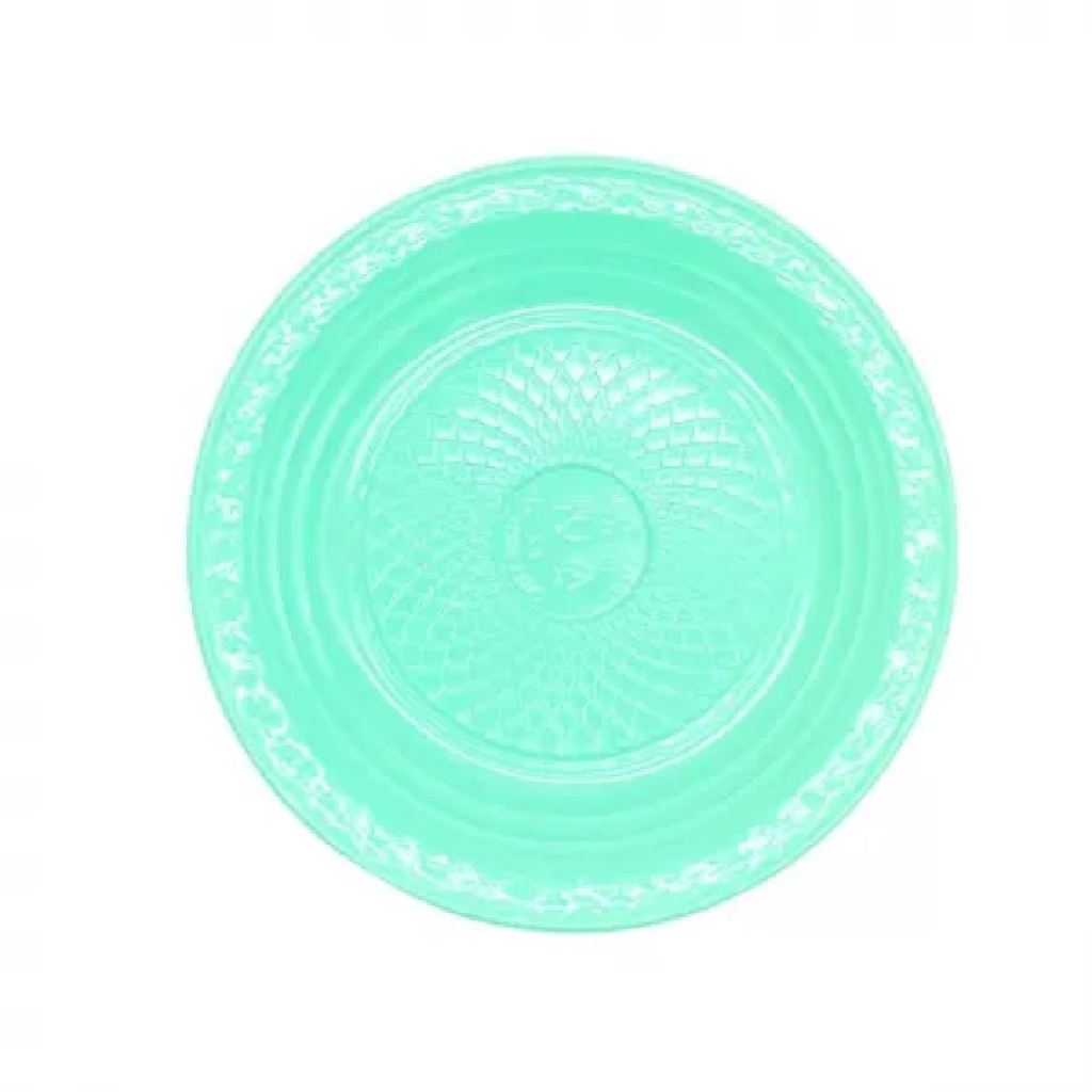 10 Unid Pratinho Prato Descartavel Plastico Candy Colors | Shopee Brasil