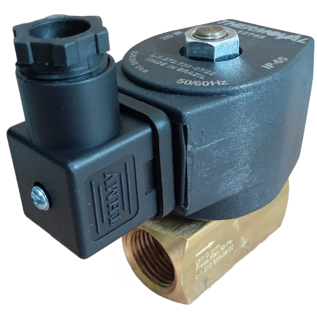 Válvula Solenoide 2 Vias NF 1/2 BSP 220V Thermoval - 12748 | Shopee Brasil
