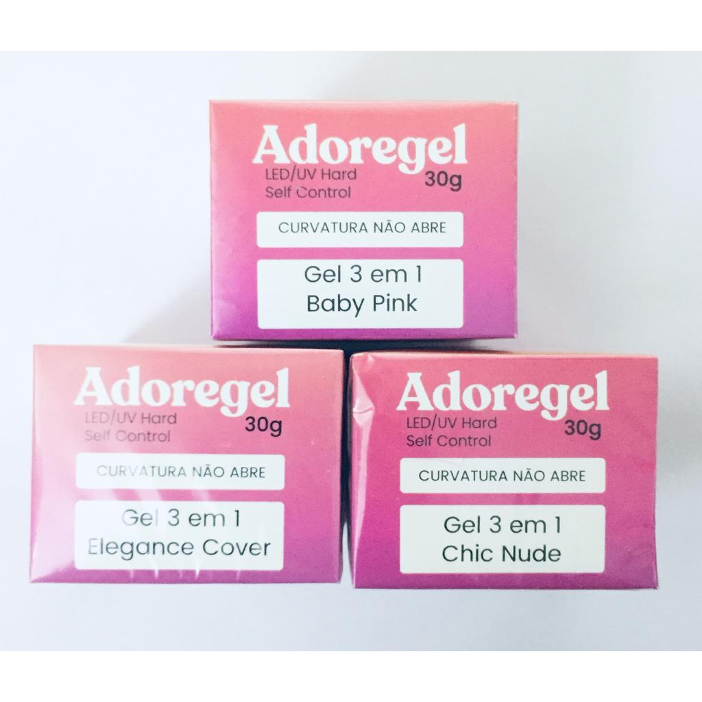 Adoregel Led/uv Hard Self Control 30g A Escolher | Shopee Brasil