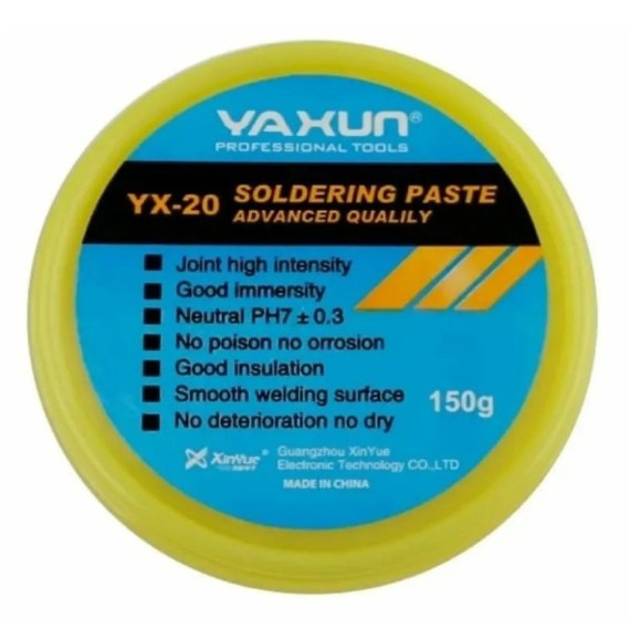 Fluxo De Solda Em Pasta Yaxun YX 20 150gr | Shopee Brasil