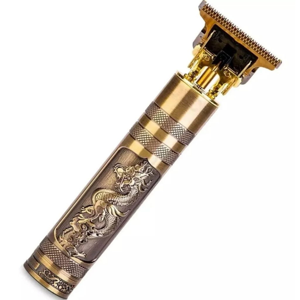 Maquina Barbear Cabelo Dragon Dourada | Shopee Brasil