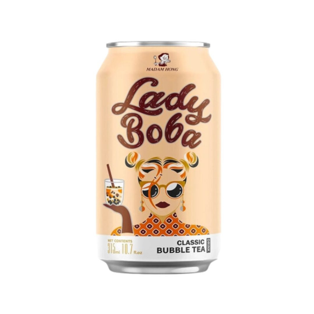 Bubble Tea Chá C/ Leite e Bolinhas de Sagu Lady Boba 315ml | Shopee Brasil