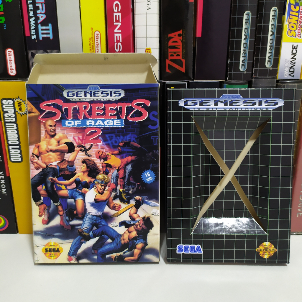 Streets Of Rage 2 - Box Do Jogo (mega Drive) (genesis) | Shopee Brasil