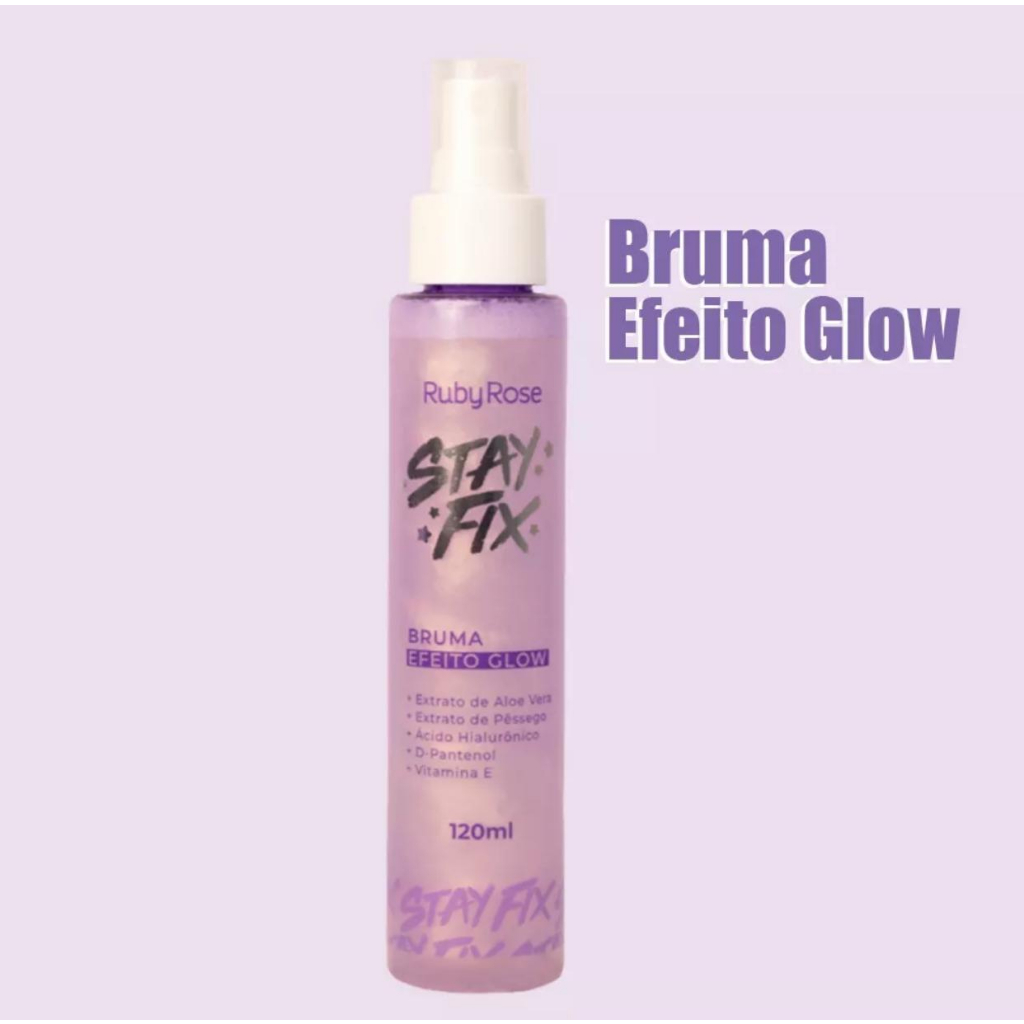 Bruma efeito matte Ruby Rose Stay Fix 120ml | Shopee Brasil