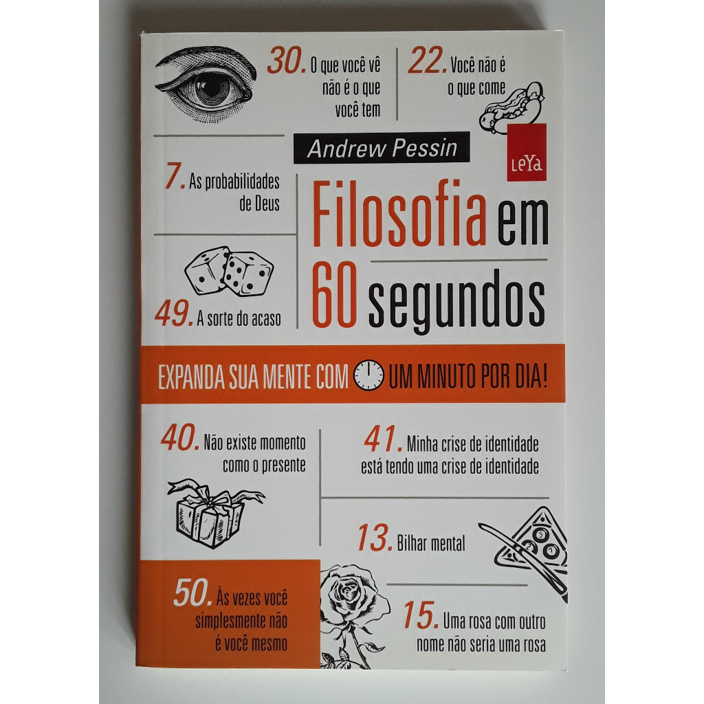 Filosofia em 60 segundos - Andrew Pessin | Shopee Brasil
