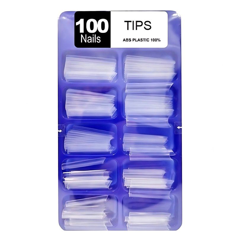 100 Unhas Tips Curvatura C Natural Acrigel - Envio Imediato | Shopee Brasil