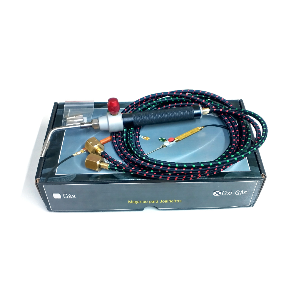 Macarico Lumax Para Soldas Gas E Oxigenio Chama Fina Ourives | Shopee ...