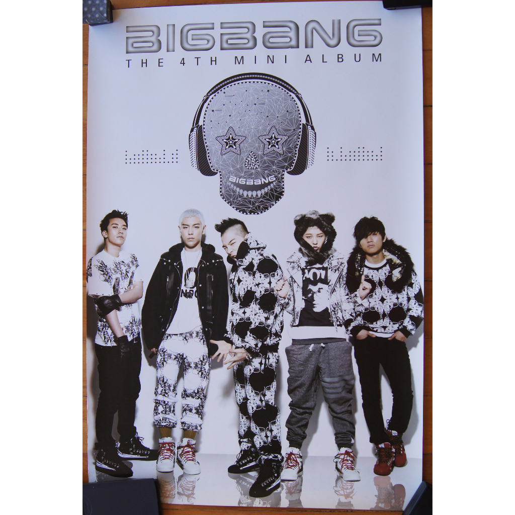 Poster Oficial Bigbang The 4th Mini Album Kpop 61 X 91 Cm | Shopee Brasil