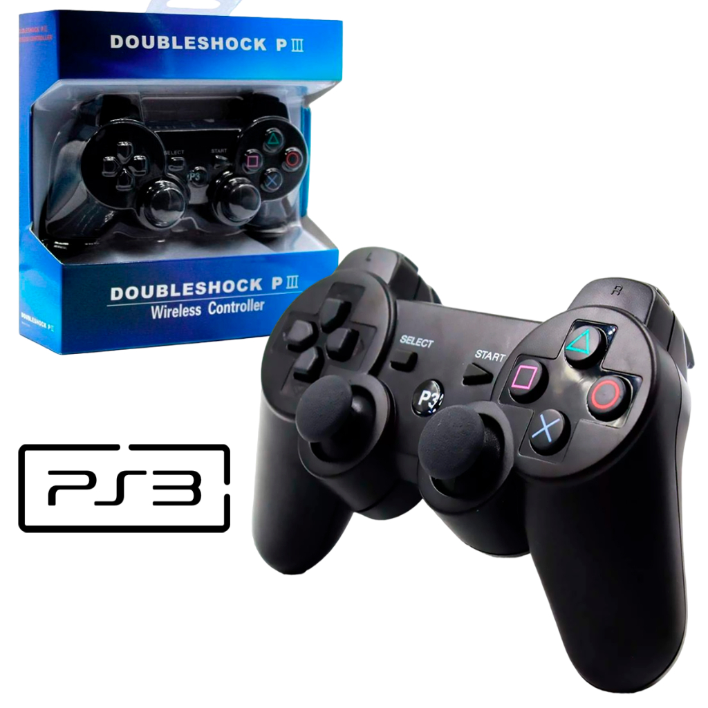 Controle Joystick Manete Para Ps3 Playstation 3 Sem Fio Wireless ...
