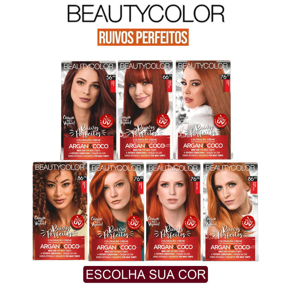 Coloração Beauty Color Ruivos Perfeitos | Shopee Brasil
