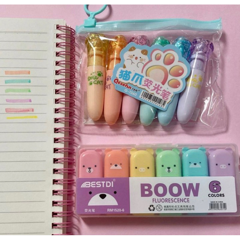 Kit marca textos coloridos de varios modelos | Shopee Brasil