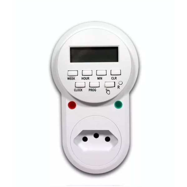 Temporizadores Digital Timer LCD Com Visor Oferta Tomada Bivolt ...