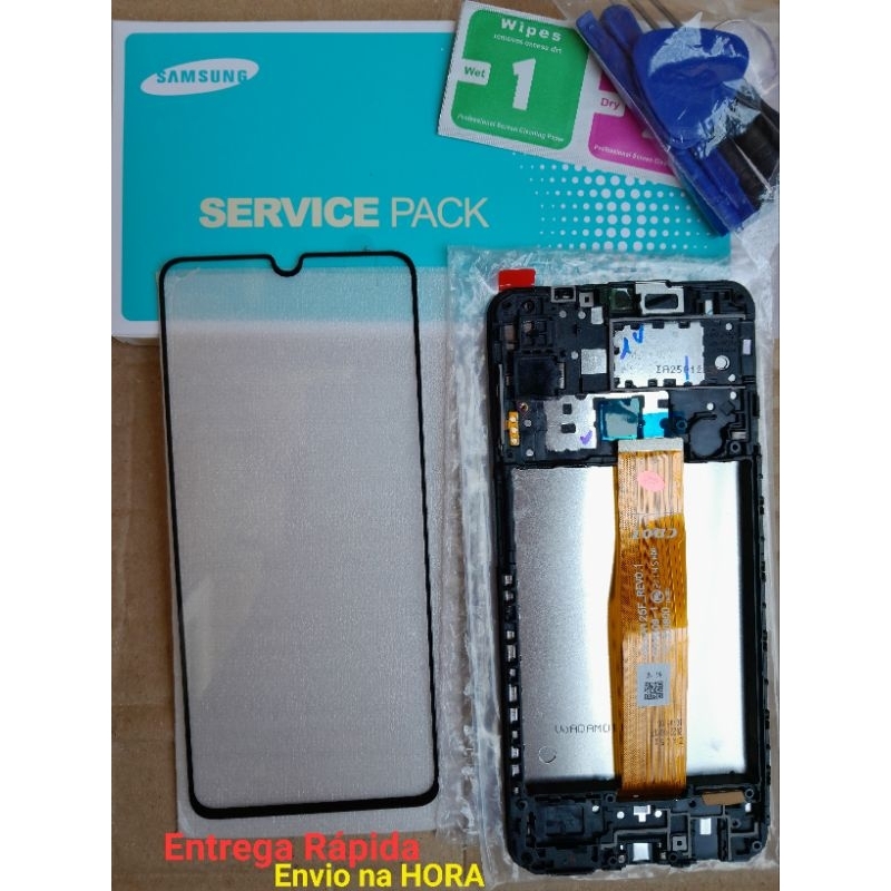 Tela Frontal A12 Original Nacional A125 Display Touch Lcd com Aro | Shopee Brasil