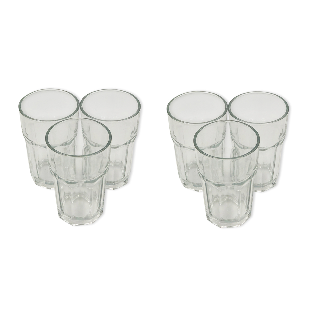 Conjunto De Copos De Vidro com 6 Unidades de 340ml | Shopee Brasil