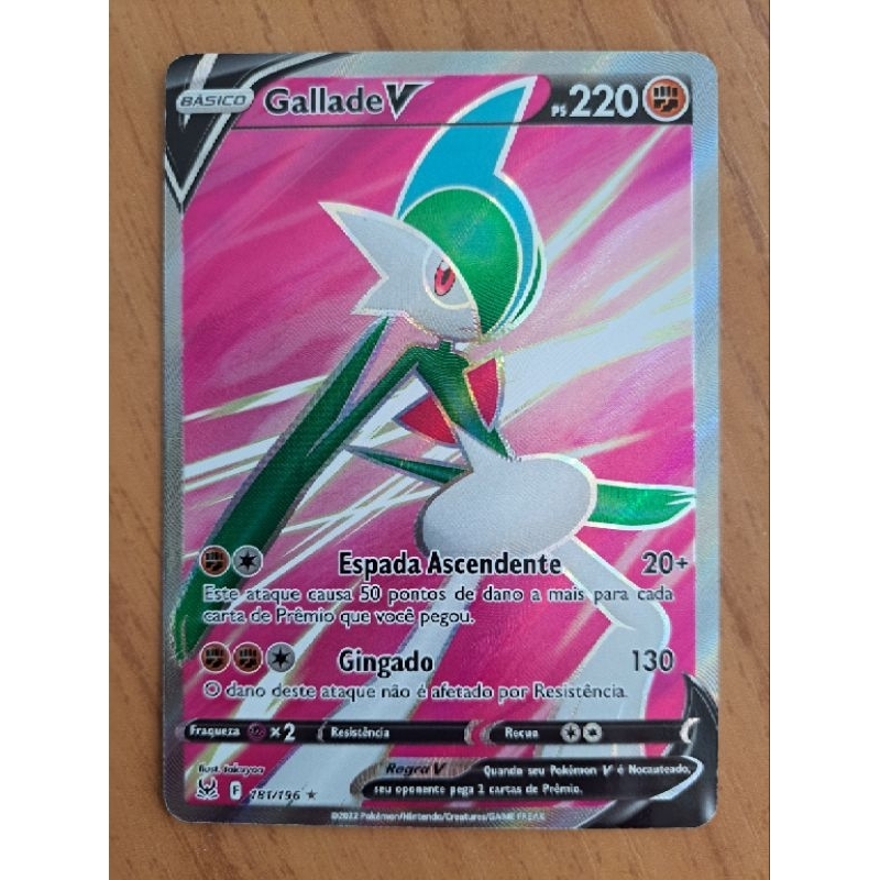 Card Pokémon Gallade V original e nova | Shopee Brasil