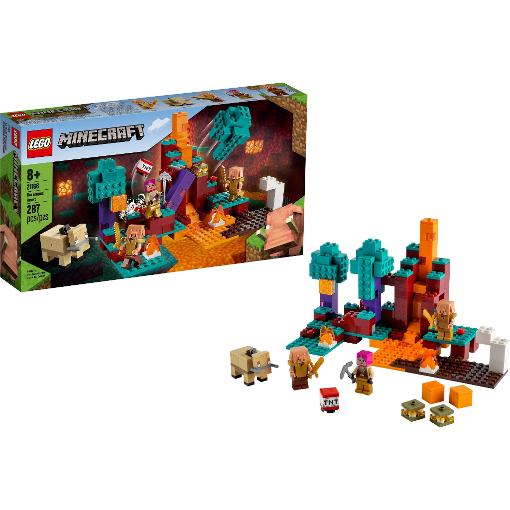 Lego 21168 - A Floresta Deformada - Lego Minecraft | Shopee Brasil