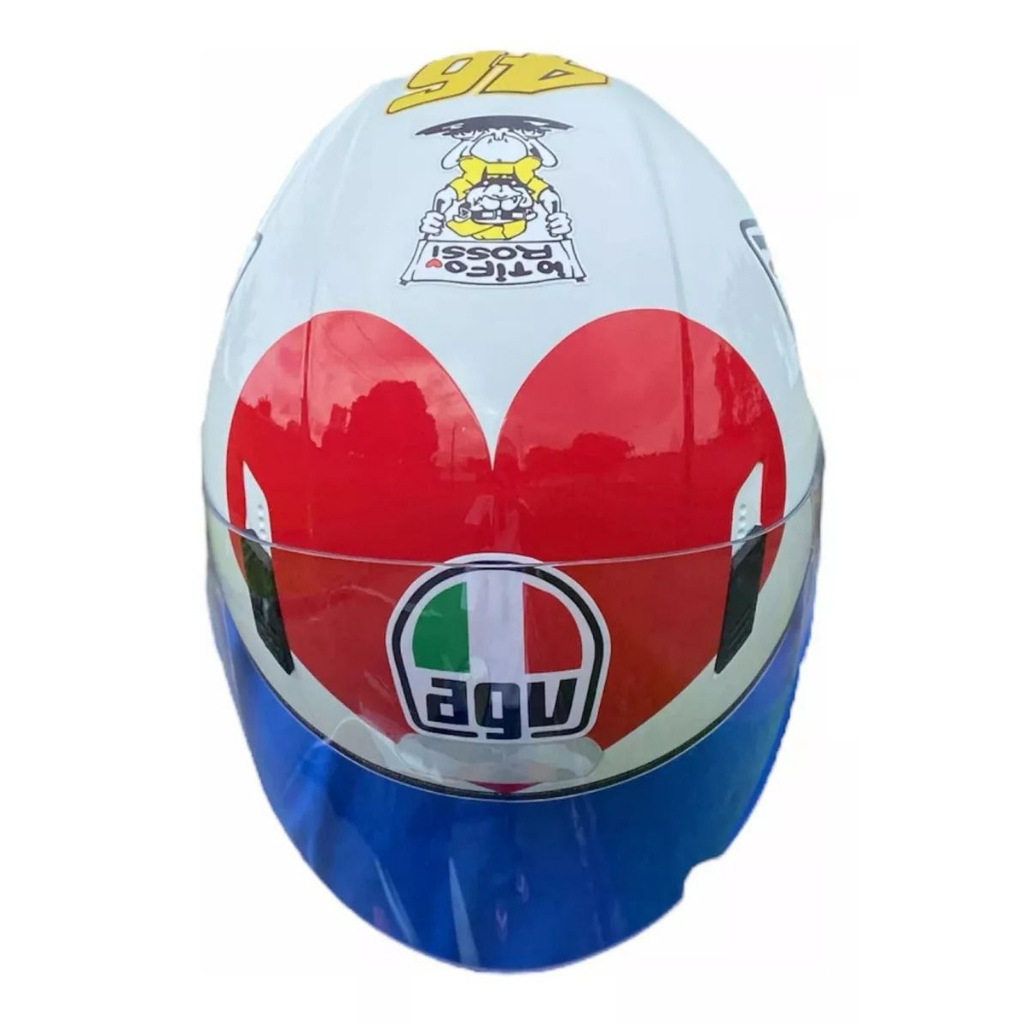 Capacete fw3 Moto Heart Coração Personalizado Adesivado blade | Shopee ...