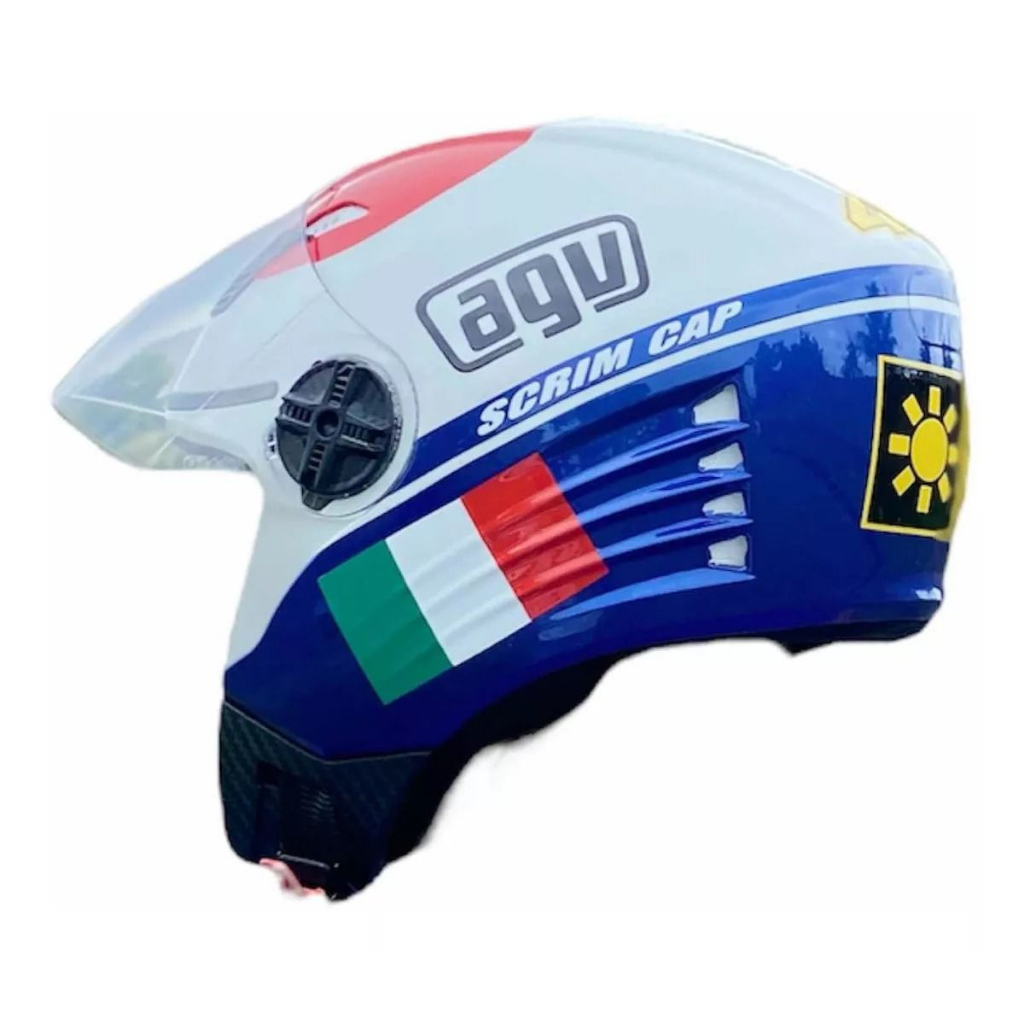 Capacete fw3 Moto Heart Coração Personalizado Adesivado AGV blade ...