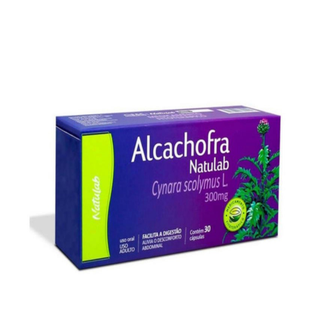 Kit c/ 2 Alcachofra 300mg Natulab Com 30 Cápsulas | Shopee Brasil