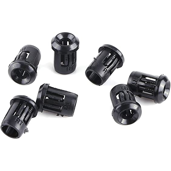 Kit 10x Suportes de LED 3mm Socket Nylon Adaptador Led para Superficie ...