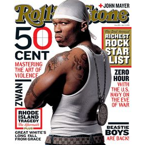 Poster Premium adesivado - 50 Cent rap | Shopee Brasil