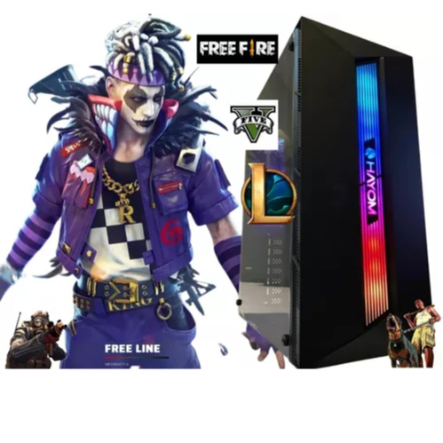 cpu pc gamer barato 8gb ssd128g+hd500gb+wifi+ teclado e mouse roda ...