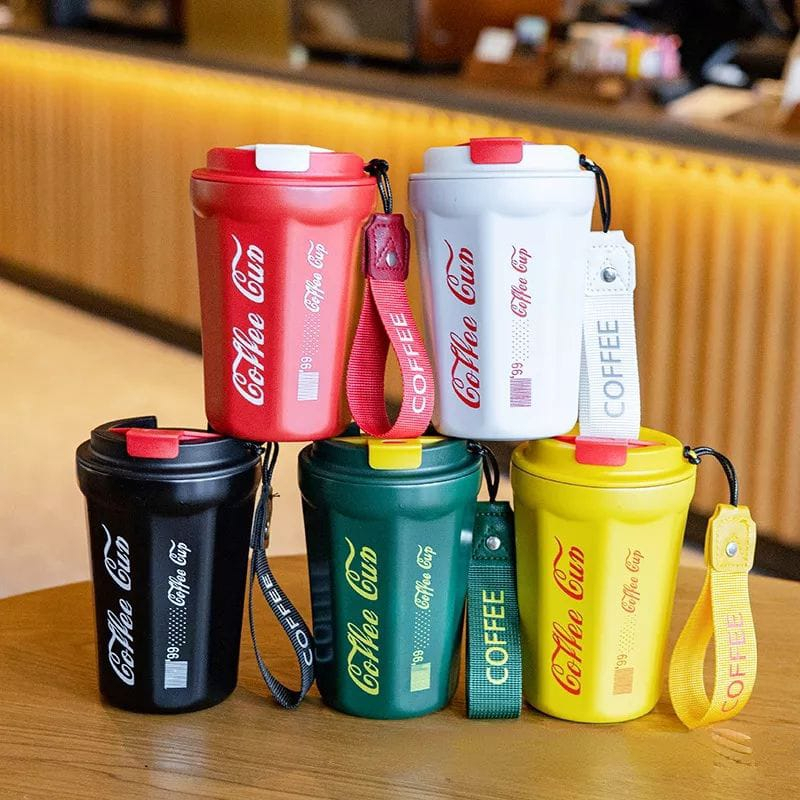Copo de Café Frio Copo Portátil Isolamento Térmico 550ml Coca-Cola Aço ...