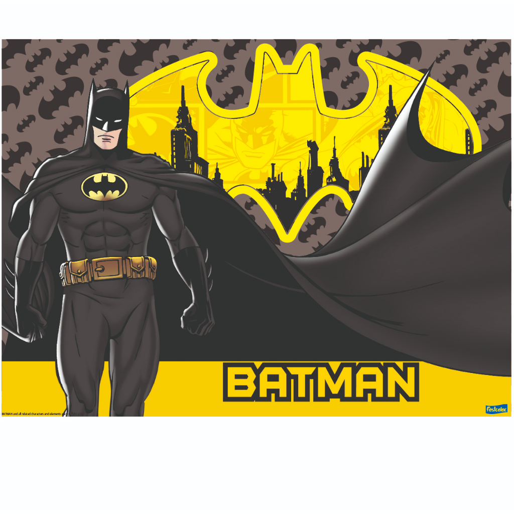 Painel Retangular Sublimado Em Tecido Tema Batman Licenciado | Shopee ...