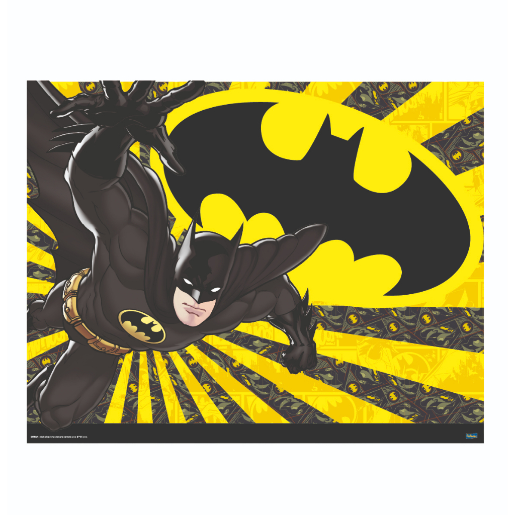 Painel Retangular Sublimado Em Tecido Tema Batman Licenciado | Shopee ...