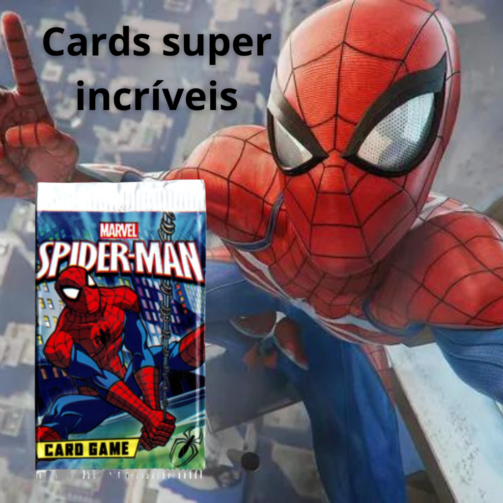 Kit CARD SPIDER MAN - 40 Card Spider Man Cards Homem Aranha Cartinhas ...