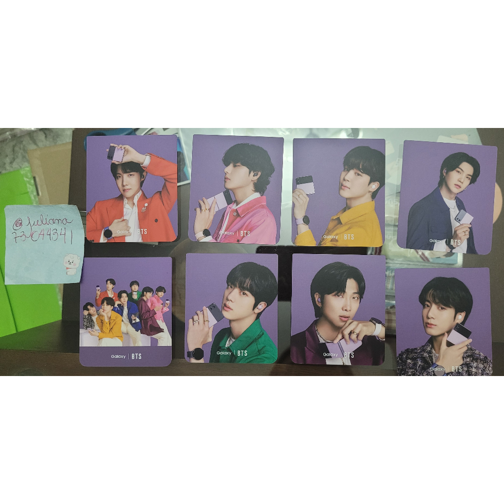BTS Galaxy Z Flip4 Official Card | Shopee Brasil