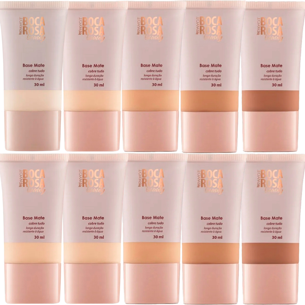 Base Líquida Matte HD Boca Rosa Payot - 30ml Escolha | Shopee Brasil