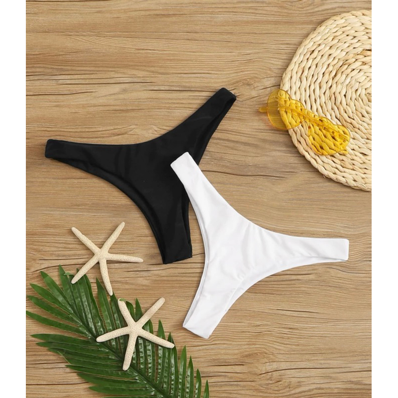 Kit Biquini Preto E Branco Shopee Brasil