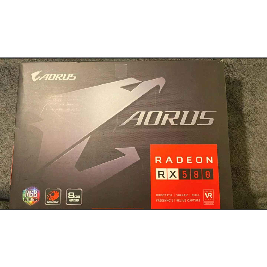 GIGABYTE AORUS Radeon RX 580 4GB GDDR5 Graphics Card | Shopee Brasil
