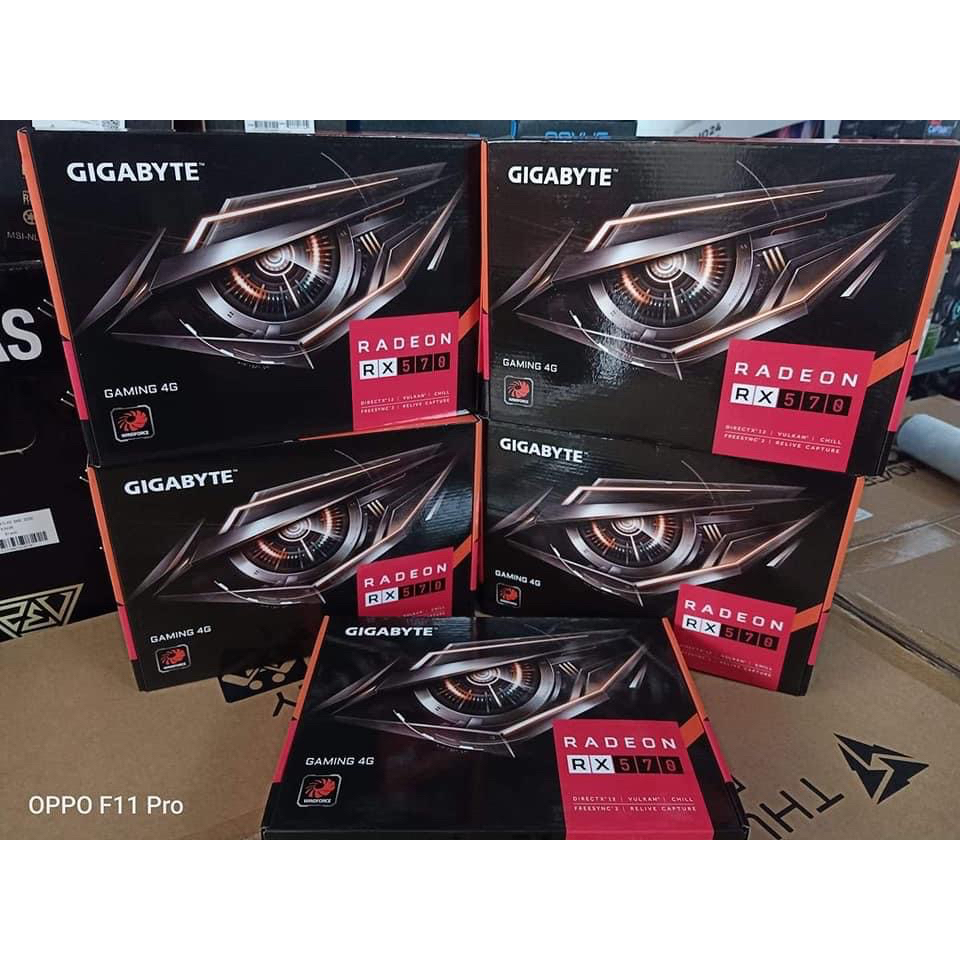 Gigabyte Radeon RX 570 Gaming 4GB GDDR5 Graphic Card | Shopee Brasil