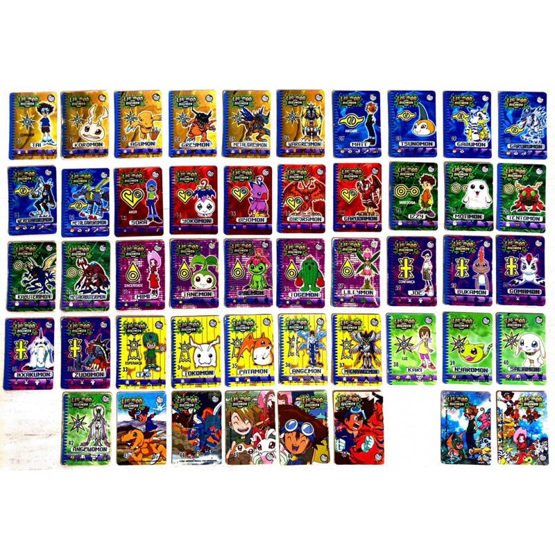 Coleção Tazos Cards Digimon Ligmon Elma Chips 48/50 | Shopee Brasil