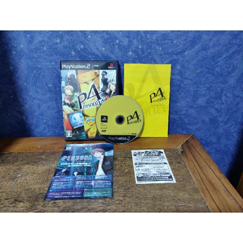 Jogo - Shin Megami Tensei: Persona 4 - Sony Playstation 2 PS2 - Corre ...