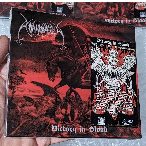 CD Unanimated - Victory In Blood (Slipcase) Novo álbum | Shopee Brasil
