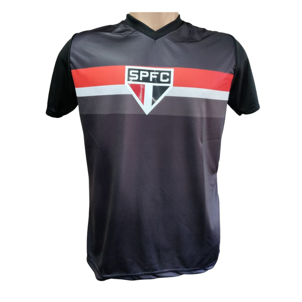 Camisa Masculina Tradicional do Sao Paulo Camiseta Tricolor Licenciada ...
