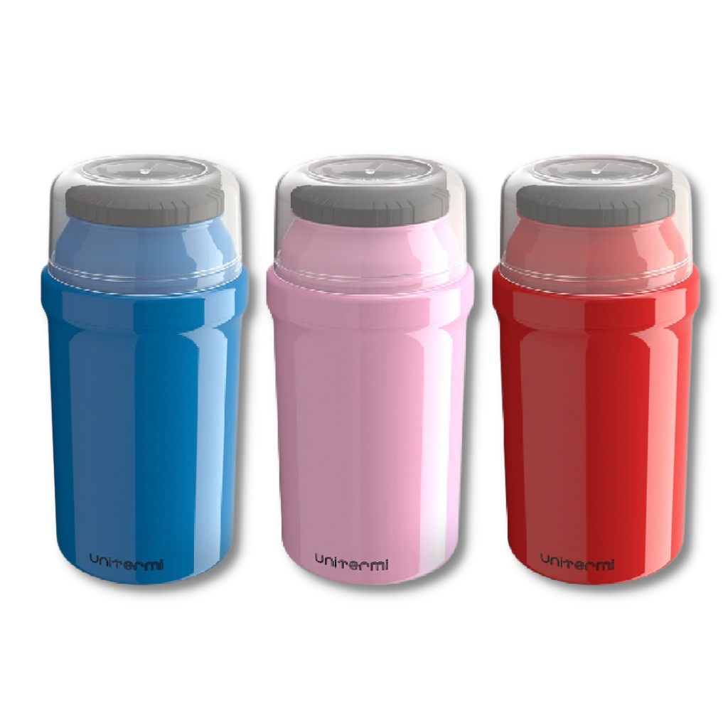 Garrafa Fano Kids Infantil Com Ampola de Plástico Térmica E Tampa ...